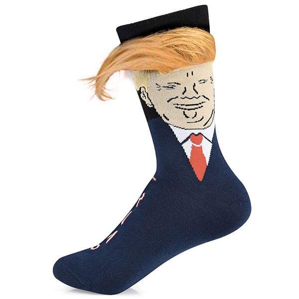 America Donald Trump Hair Socks - GEEKYGET