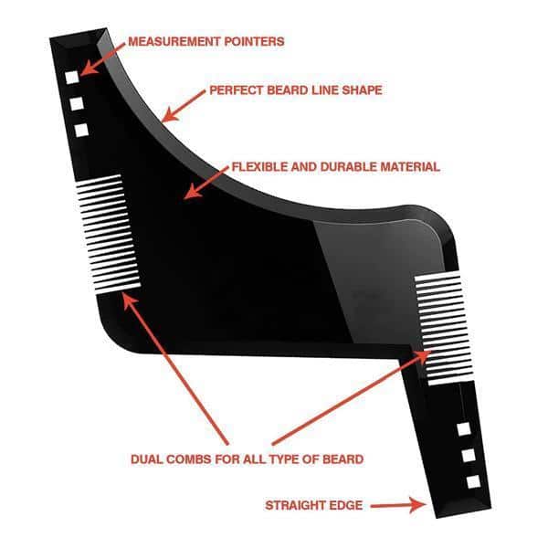 Beard Shaping Shaving Guide Comb Tool - GEEKYGET