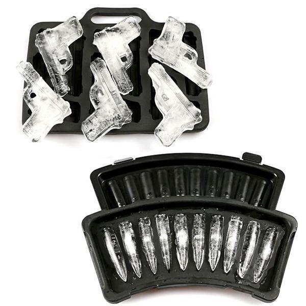 Bullet and Gun Ice Cube Tray - GEEKYGET®