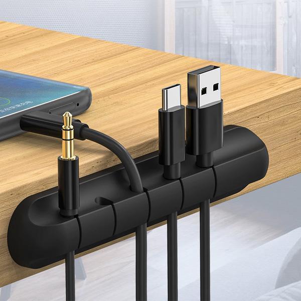 Silicone Cable Holder Organizer Clip - GEEKYGET