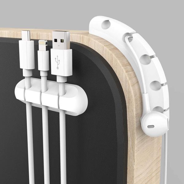 Silicone Cable Holder Organizer Clip - GEEKYGET