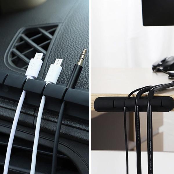 Silicone Cable Holder Organizer Clip - GEEKYGET