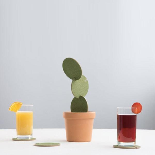 Potted Cactus Coasters - GEEKYGET