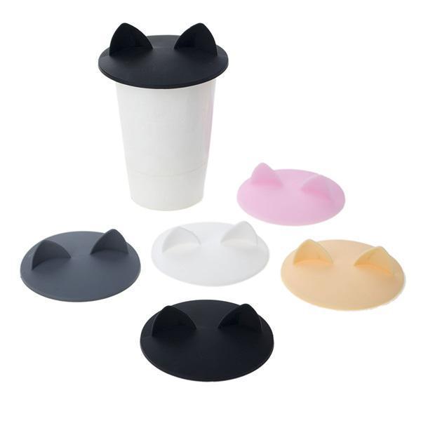 Cat Ears Silicone Cup Lid - GEEKYGET