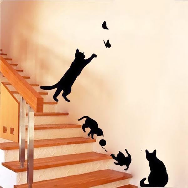 Cat Wall Decal Stickers Set - GEEKYGET