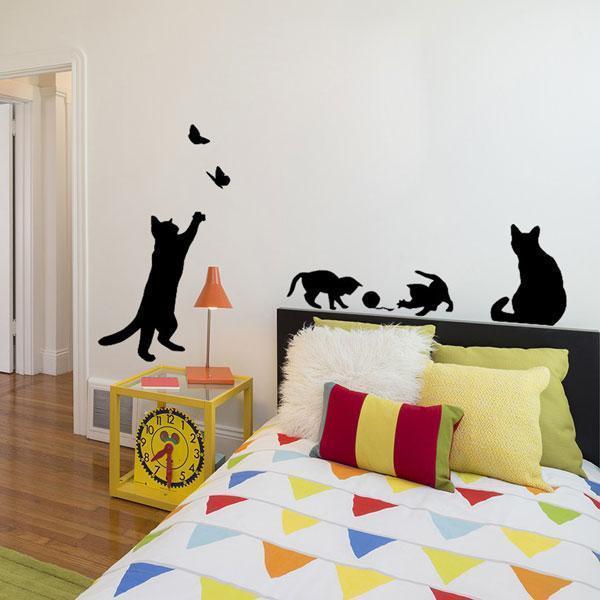 Cat Wall Decal Stickers Set - GEEKYGET