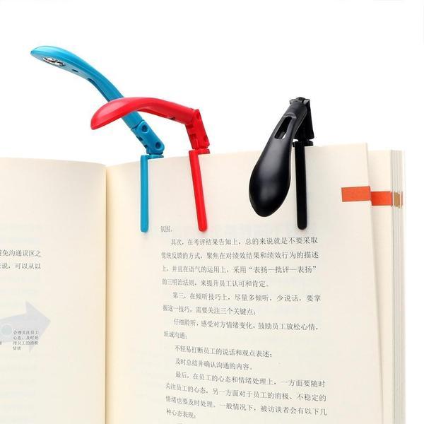Portable LED Clip On Reading Book Light - GEEKYGET