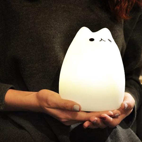 Color Change Cat Night Light - GEEKYGET