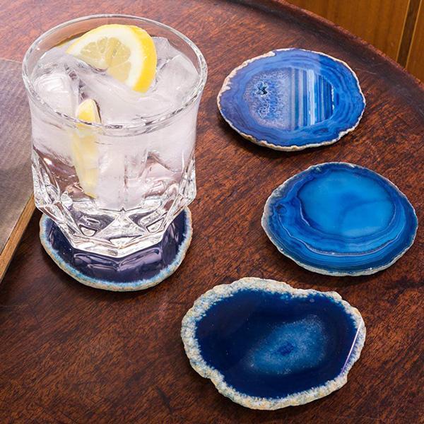 Natural Crystal Coasters - GEEKYGET
