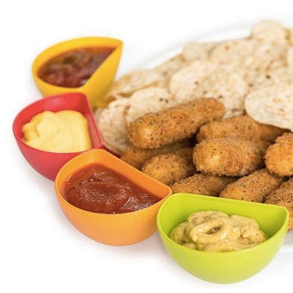 Dip and Sauce Plate Clip-on Holders - GEEKYGET