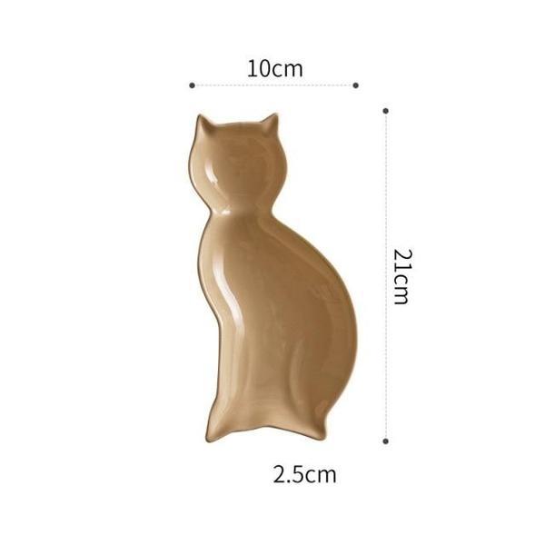 Cat Silhouette Plate - GEEKYGET