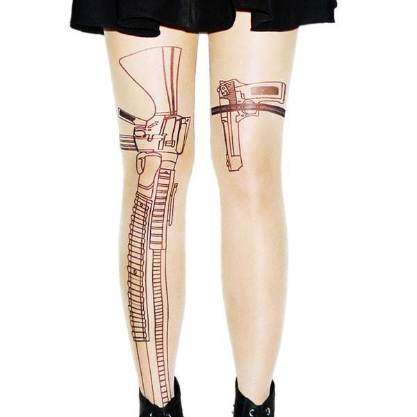 Gun and Garter Stockings - GEEKYGET