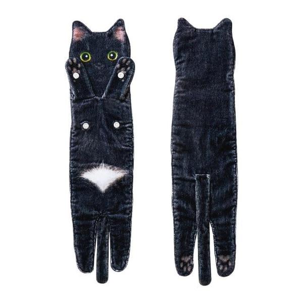 Realistic Hanging Cat Hand Towels - GEEKYGET