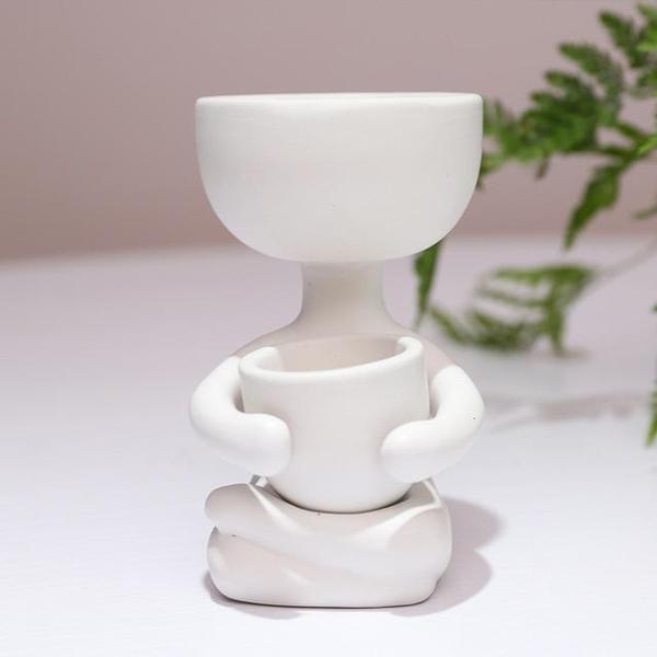 Ceramic Figurine Planter Flower Pot - GEEKYGET