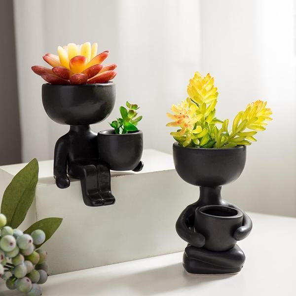 Ceramic Figurine Planter Flower Pot - GEEKYGET
