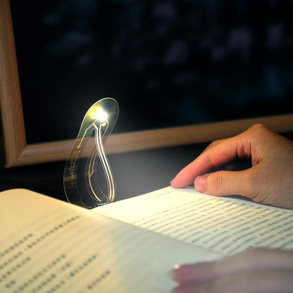 Thinnest LED Bookmark Reading Light - GeekyGet