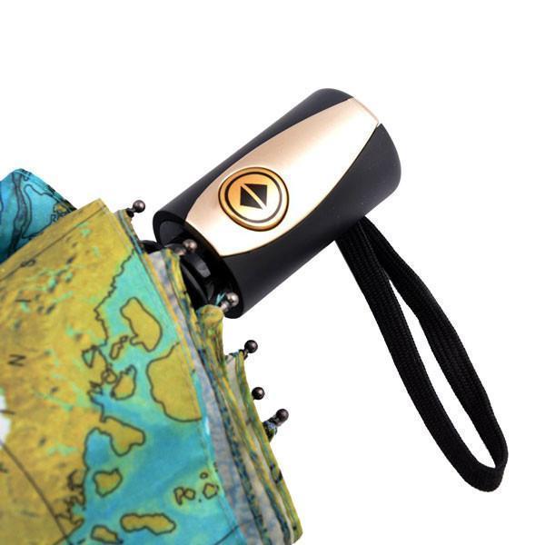 World Map Automatic Umbrella - GEEKYGET