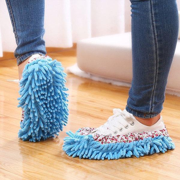Lazy Mop Microfiber Slippers - GEEKYGET
