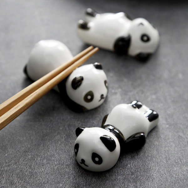 Ceramic Panda Paintbrush Chopsticks Holder - GEEKYGET