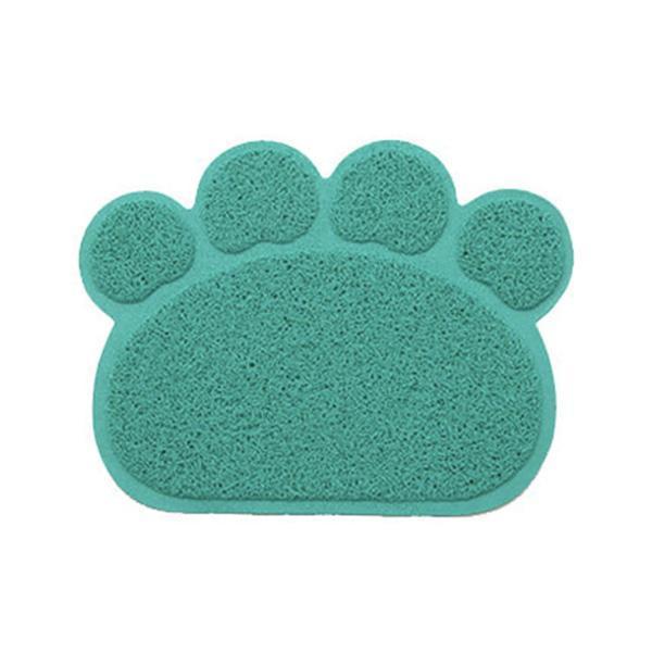 Paw Print Pet Feeding Litter Mat - GEEKYGET