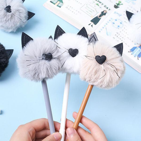 Pom Pom Cat Pen - GEEKYGET