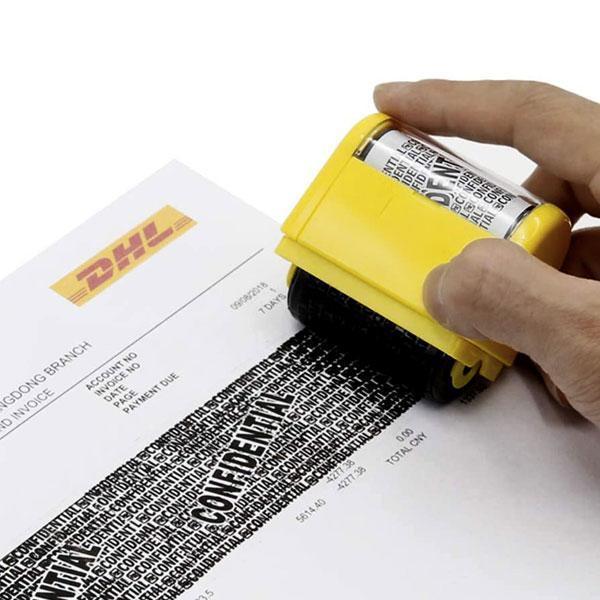 Identity Protection Privacy Roller Stamp - GeekyGet