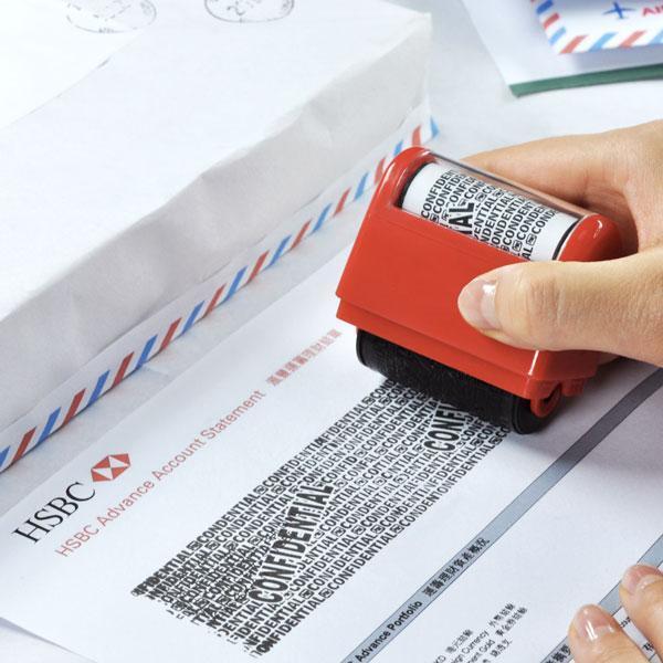 Identity Protection Privacy Roller Stamp - GeekyGet