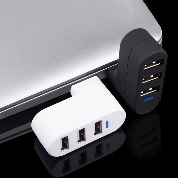 3 Ports Rotatable USB 3.0 Hub - GEEKYGET