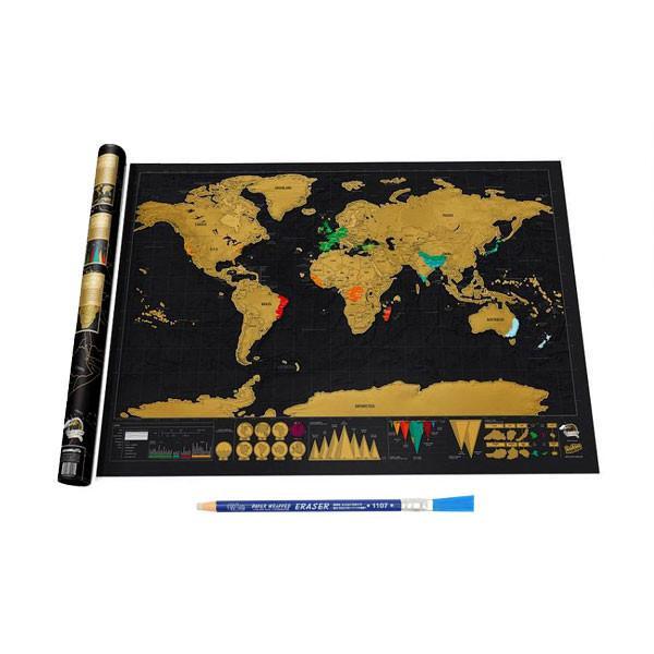 Scratch Off World Maps - GEEKYGET®