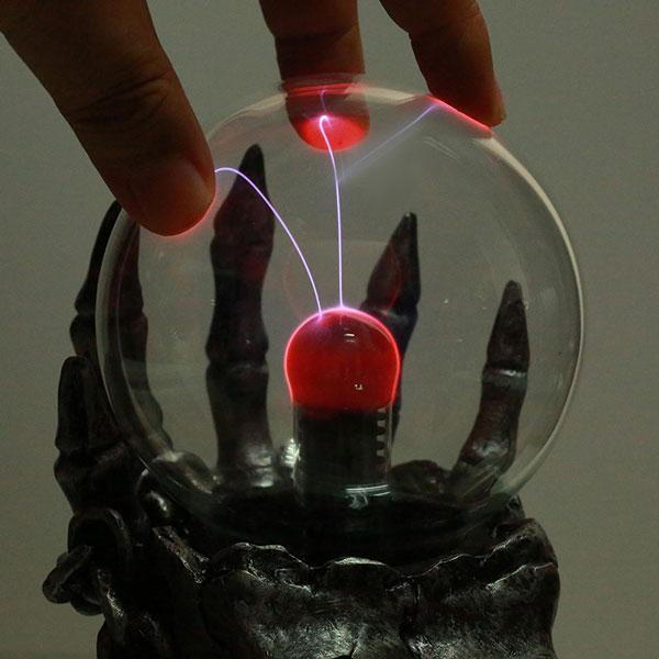 Skull Plasma Ball Light - GEEKYGET