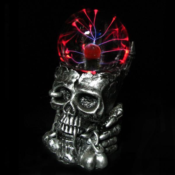 Skull Plasma Ball Light - GEEKYGET