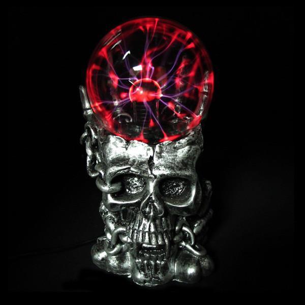 Skull Plasma Ball Light - GEEKYGET