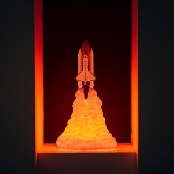 Space Shuttle Rocket Lamp - GEEKYGET