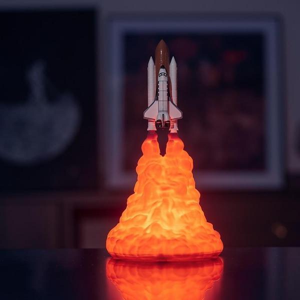 Space Shuttle Rocket Lamp - GEEKYGET