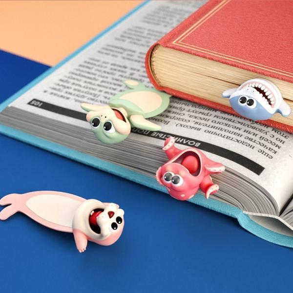 Ouch Squashed Animal Bookmarks - GEEKYGET