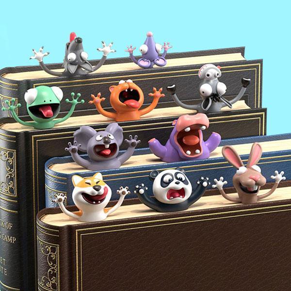 Ouch Squashed Animal Bookmarks - GEEKYGET