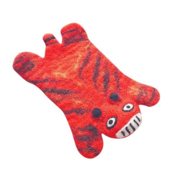 Squashed Cartoon Animal Felt Coasters - GEEKYGET