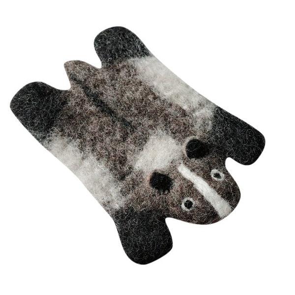 Squashed Cartoon Animal Felt Coasters - GeekyGet