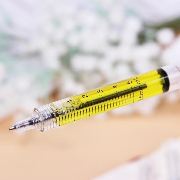 Novelty Injection Syringe Shaped Pen - GEEKYGET