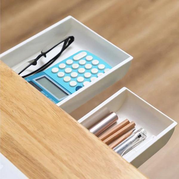 Self Adhesive Under Desk Drawer Organizer - GEEKYGET