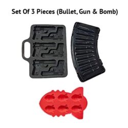 Bullet and Gun Ice Cube Tray - GEEKYGET