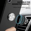 Finger Ring Mobile Stand Holder With Magnetic Car Base - GEEKYGET