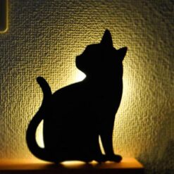 Sound Activated Cat Night Light (Various Designs) - GeekyGet