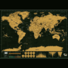 Scratch Off World Map Posters - GEEKYGET
