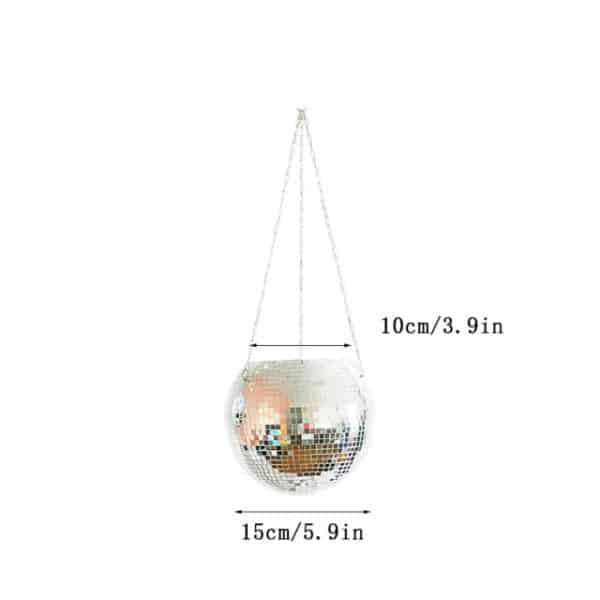 Disco Ball Hanging Planter Pot - GeekyGet