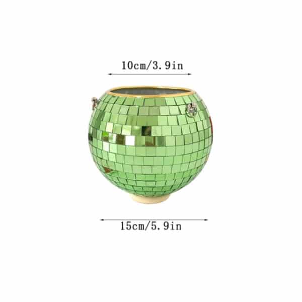 Disco Ball Hanging Planter Pot - GeekyGet