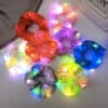 LED Light Scrunchies Luminous Hair Bow - GEEKYGET